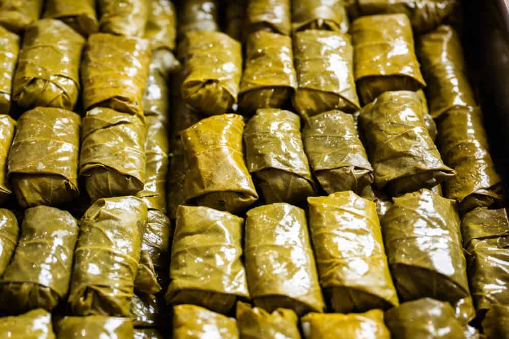 Rice Stuffed Grape Leaves Recipe: Yalanchi Sarma - G-Free Foodie